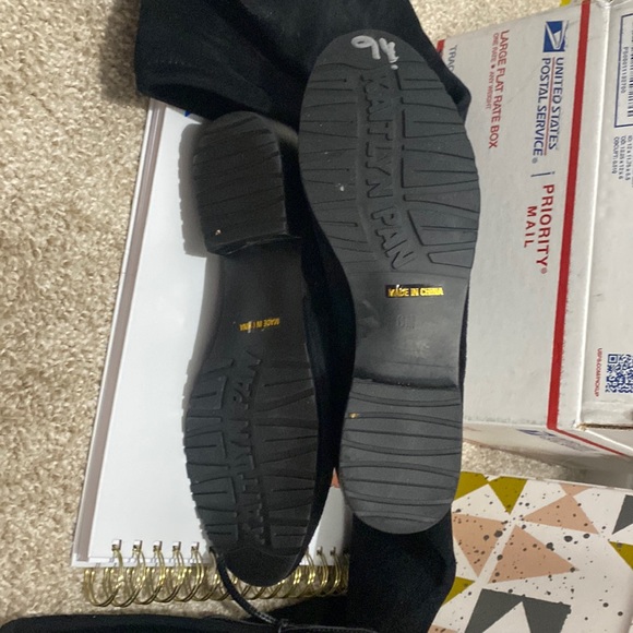 Kaitlyn Pan | Shoes | Kaitlyn Pan Lowland Over The Knee Boots Black 6 ...